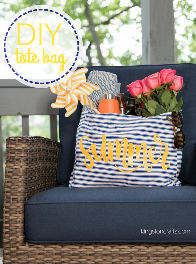 Easy DIY Summer Tote Bag | FaveCrafts.com