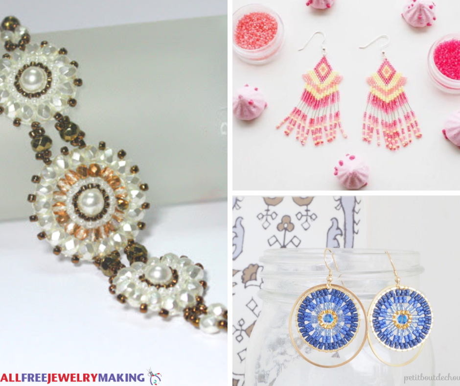 17 DIY Brick Stitch Patterns | AllFreeJewelryMaking.com