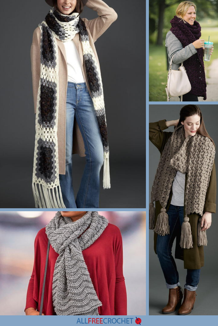 9 Best Super Scarf Crochet Patterns | AllFreeCrochet.com