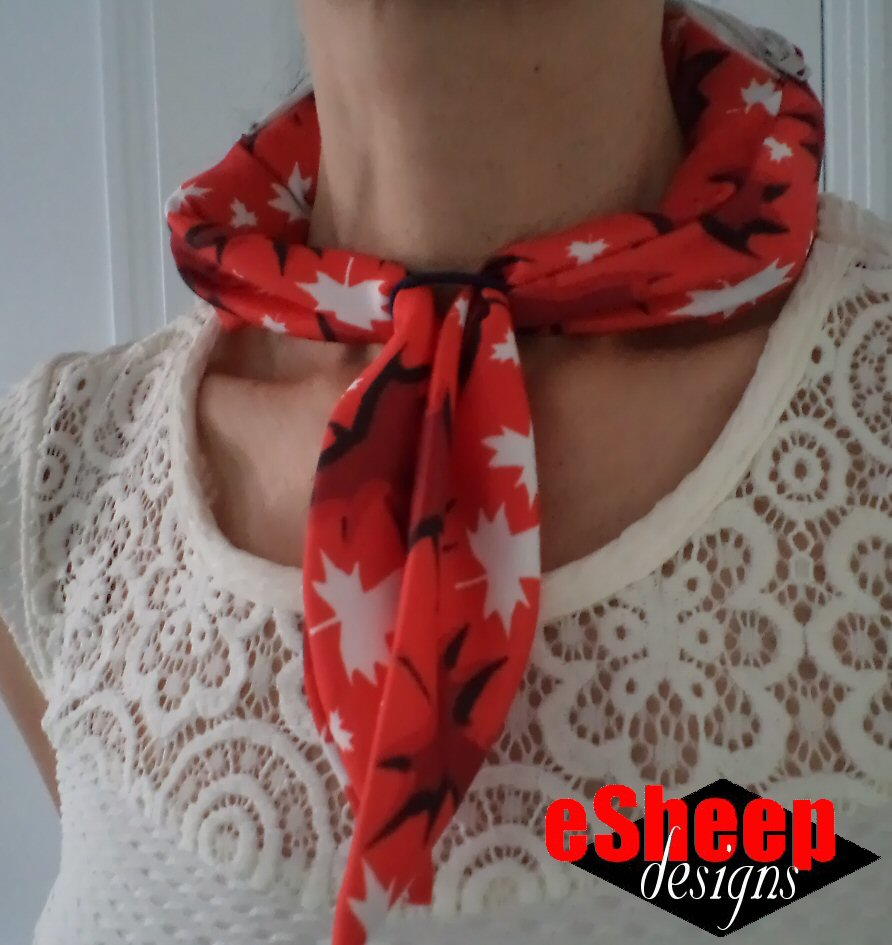 Icy Cool Neck Wrap | AllFreeSewing.com
