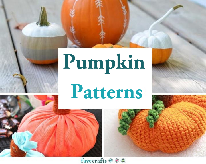 30 Pumpkin Patterns: Free Projects for Halloween | FaveCrafts.com