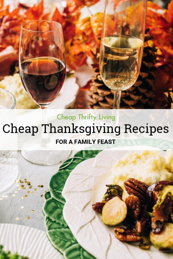 24 Cheap Thanksgiving Recipes for a Family Feast | CheapThriftyLiving.com