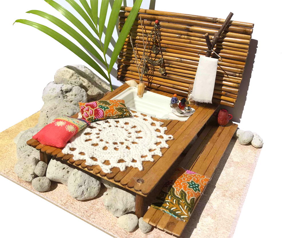 Laundry Scoop Spa Bath | FaveCrafts.com