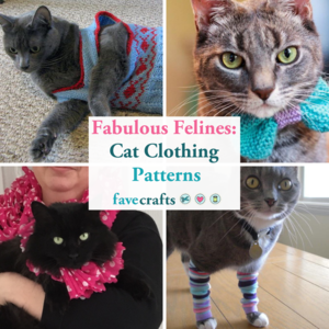 39 Patterns for Pet Clothing and More Pet Crafts | FaveCrafts.com