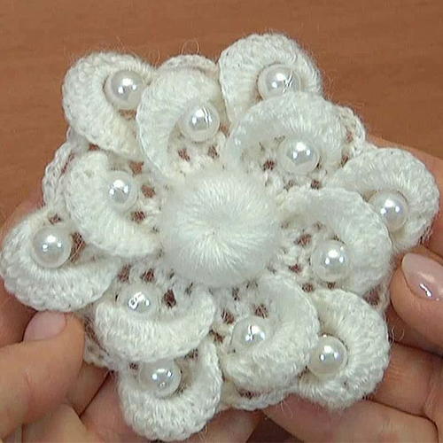 Crochet Double Layered Flower Tutorial | AllFreeCrochet.com