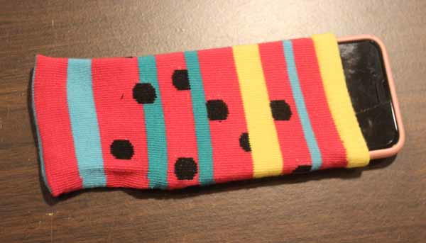Sock Cell Phone Case | AllFreeSewing.com