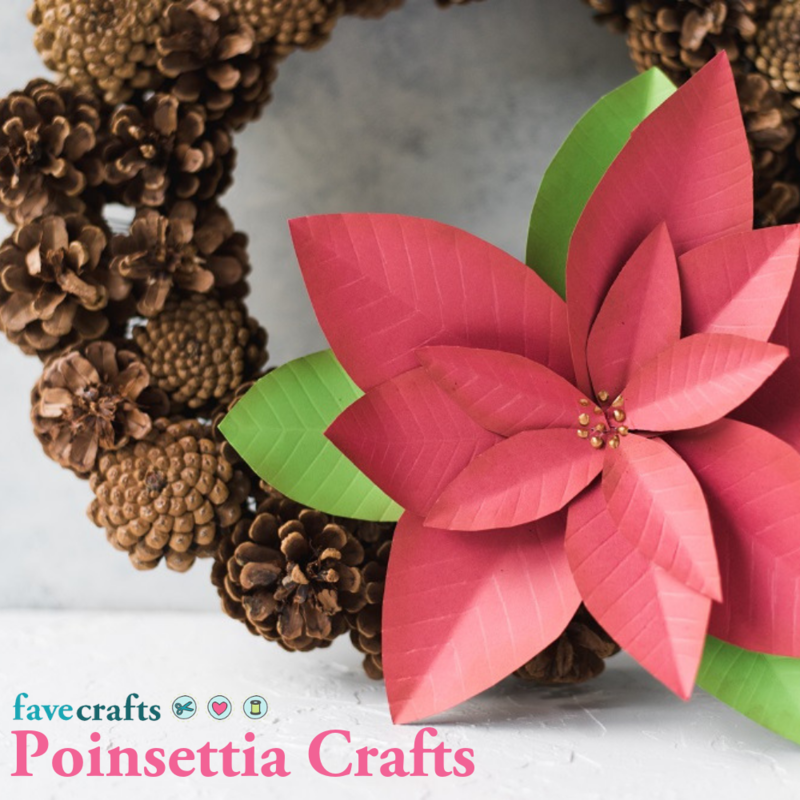 17 Poinsettia Crafts | FaveCrafts.com