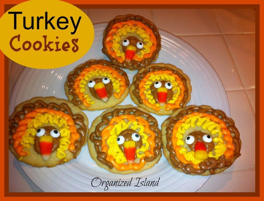 Thanksgiving Turkey Cookies | AllFreeHolidayCrafts.com