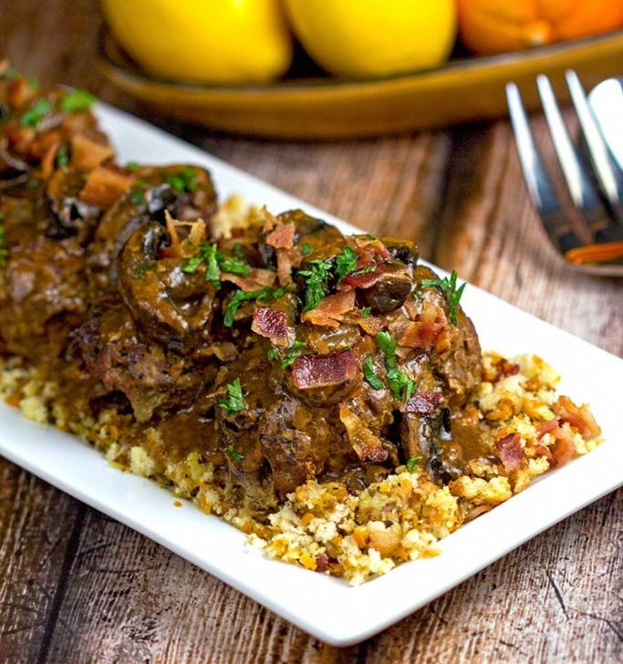 German Style Stuffed Beef Rolls | AllFreeSlowCookerRecipes.com