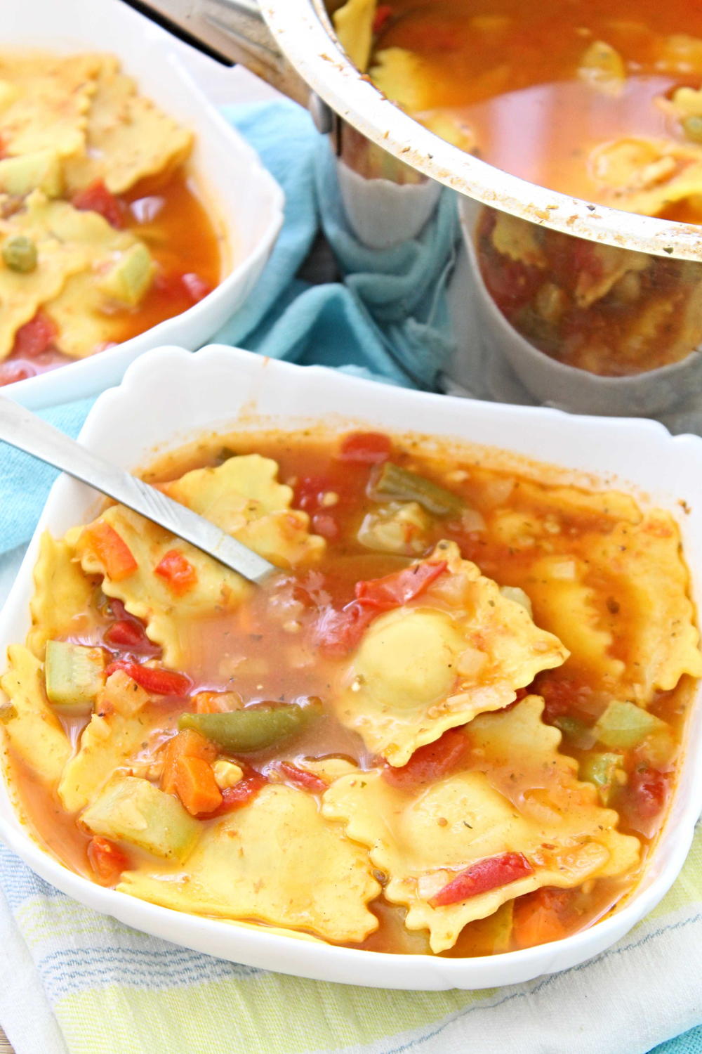 Ravioli Soup | FaveHealthyRecipes.com