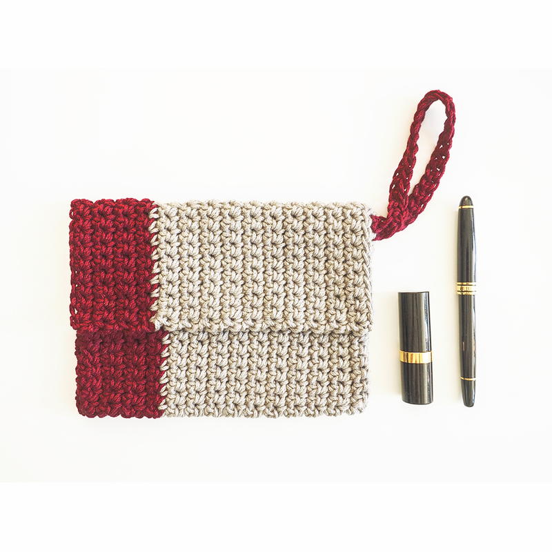 Tunisian Crochet Crescent Bag | AllFreeCrochet.com