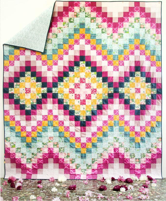 Spontaneous Strip Quilt Pattern | FaveQuilts.com