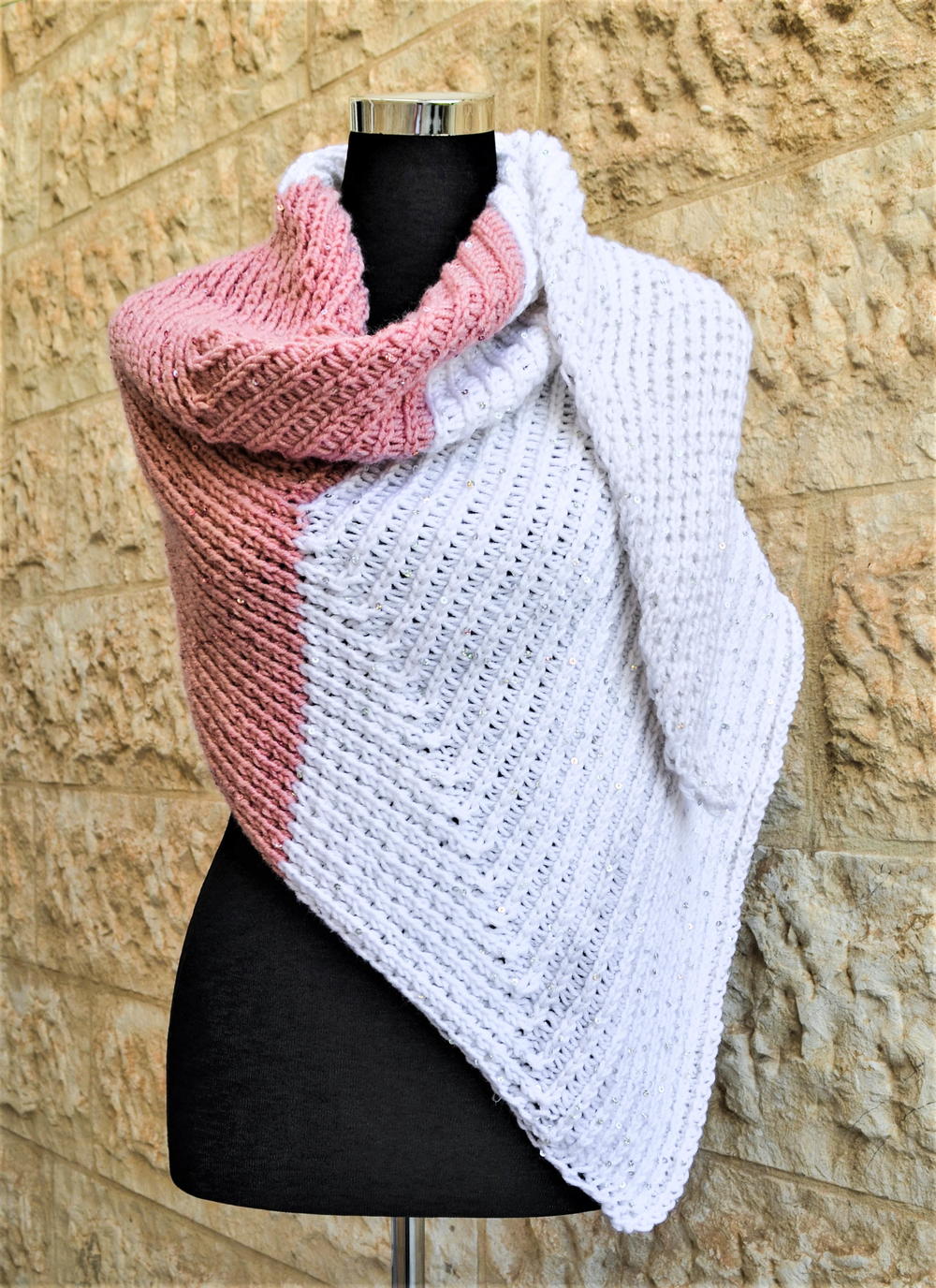 Lady Cool Knit Shawl Pattern | FaveCrafts.com