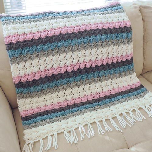 Baby Bumps Blanket Crochet Pattern | FaveCrafts.com