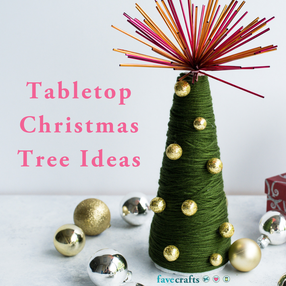 48 Tabletop Christmas Tree Ideas FaveCrafts 48 Tabletop Christmas Tree Ideas FaveCrafts