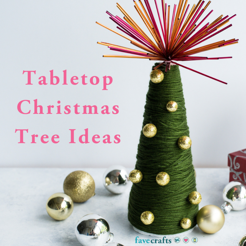 48 Tabletop Christmas Tree Ideas | FaveCrafts.com