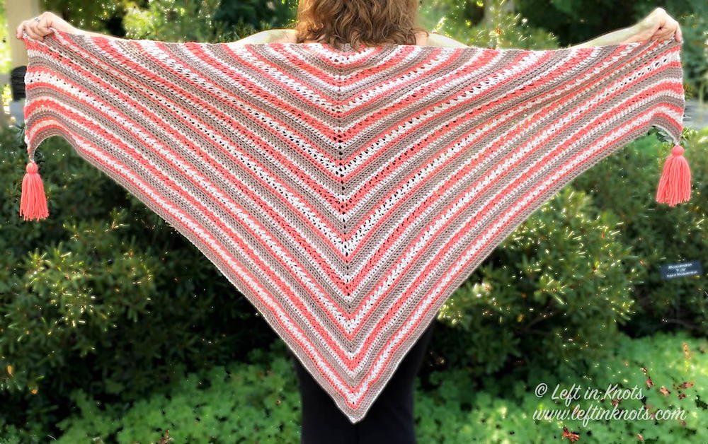 Ocean Tides Wrap | AllFreeCrochet.com