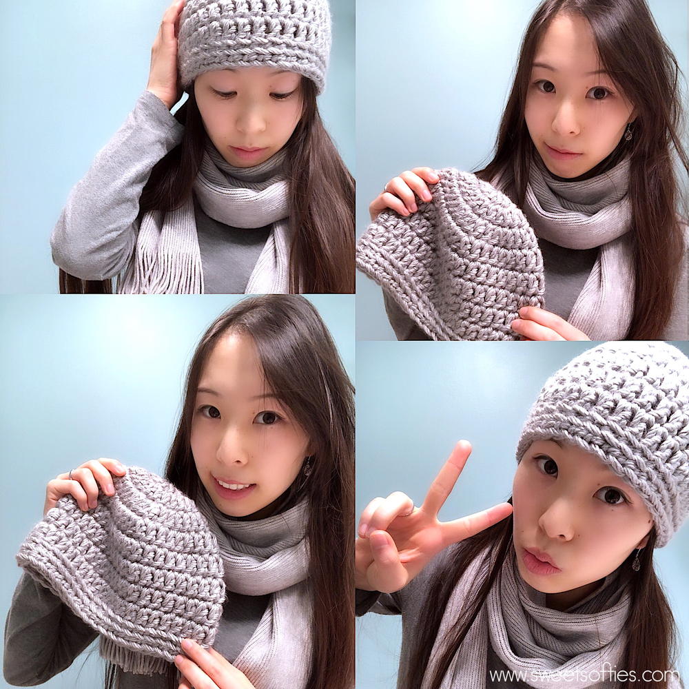 21 Crochet Slouchy Beanie Patterns | AllFreeCrochet.com