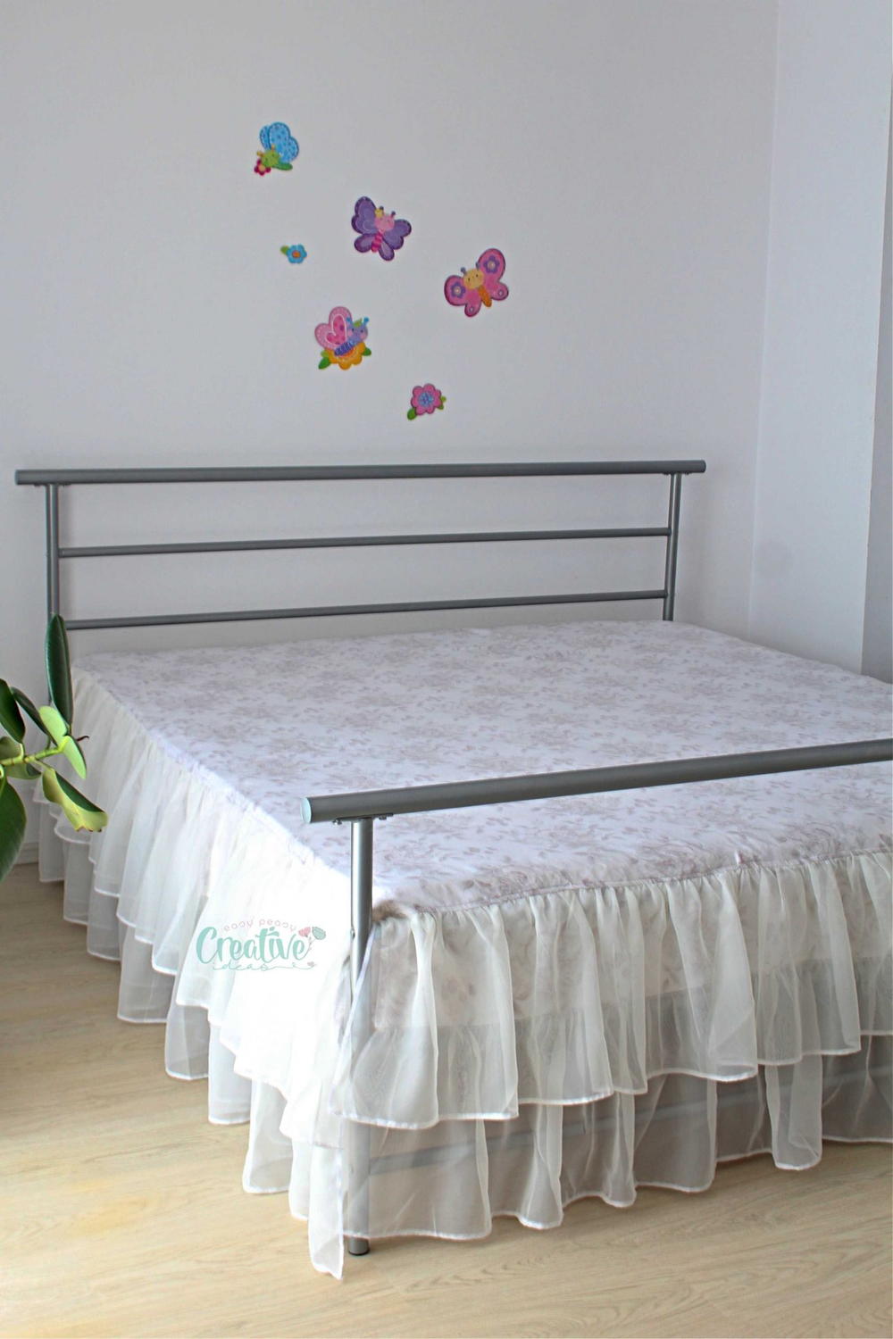 DIY Bed Skirt Sewing Tutorial | FaveCrafts.com