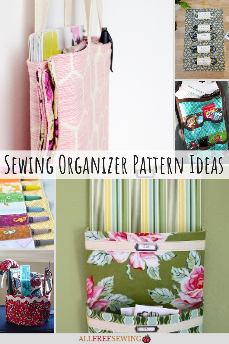 50+ Organizer Sewing Patterns | AllFreeSewing.com