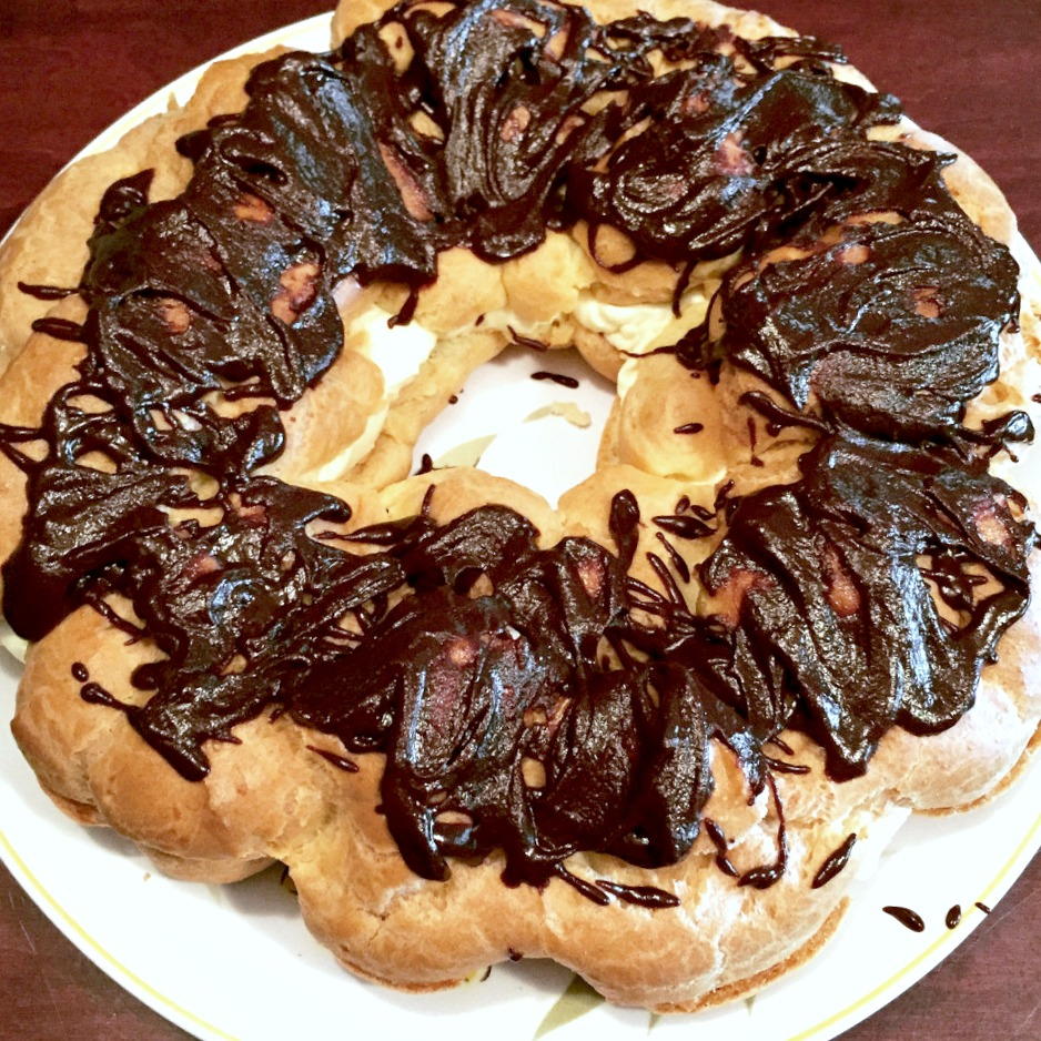 Giant Cream Puff Cake | TheBestDessertRecipes.com