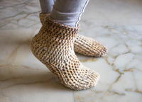 One Hour Crochet Slippers (Free Pattern) | AllFreeCrochet.com