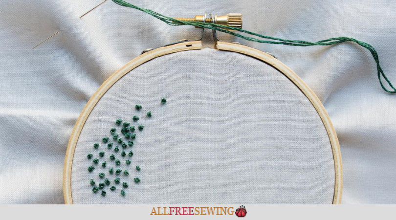 How to Sew a French Knot | AllFreeSewing.com