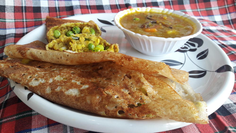 Masala Dosa and Plain Dosa Recipe | RecipeLion.com