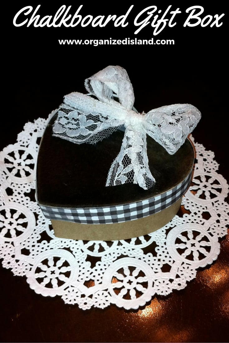 Chalkboard Gift Box | AllFreeHolidayCrafts.com