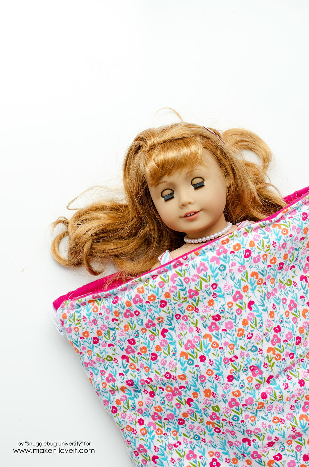 AG-Inspired Doll Sleeping Bag | AllFreeSewing.com