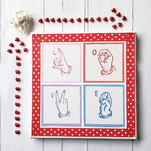 Free Printable American Sign Language Collage | FaveCrafts.com