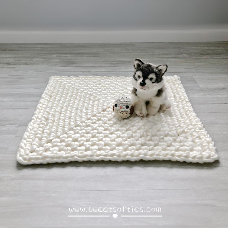 Merry Go Round Crochet Rug | FaveCrafts.com