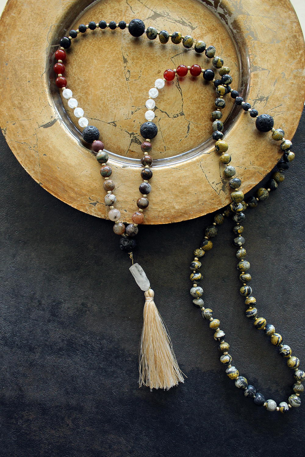 DIY Crystal Mala Beads | DIYIdeaCenter.com