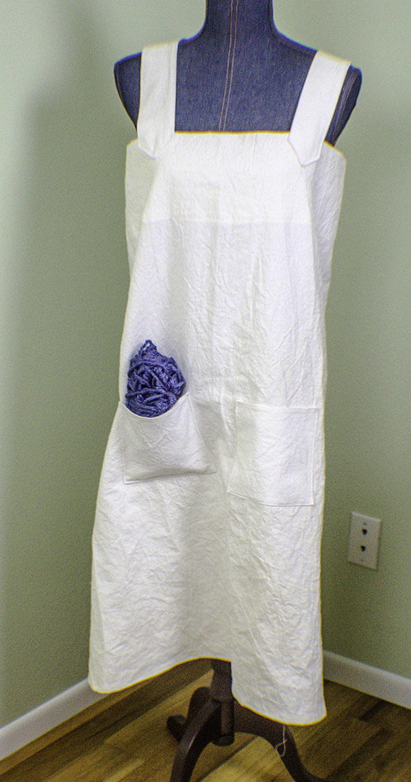 Drop Cloth Criss Cross Apron | AllFreeSewing.com