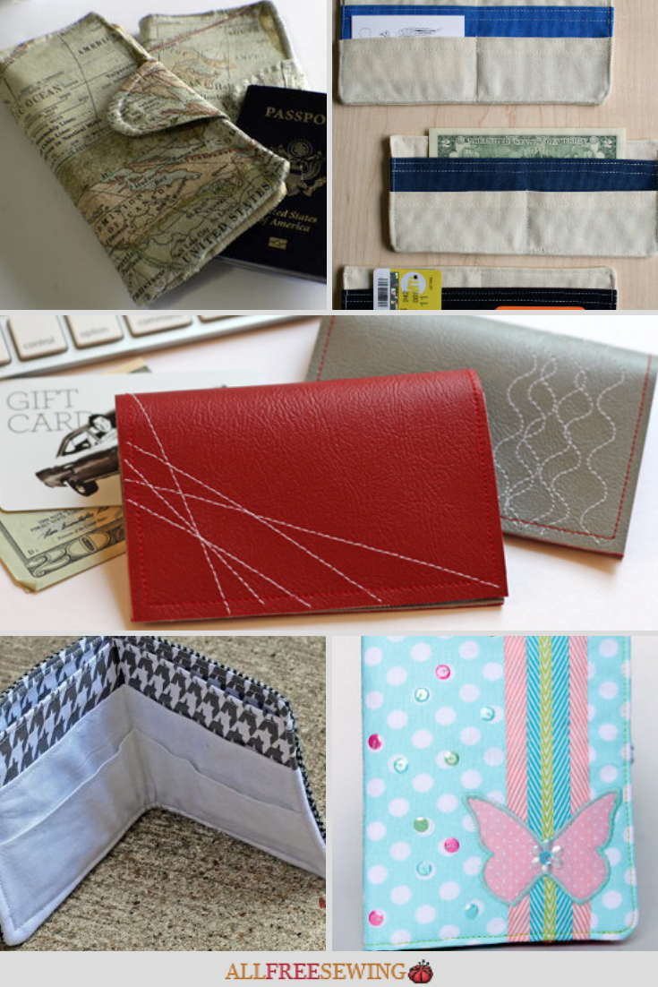 16 Free Wallet Sewing Patterns + Tutorials | AllFreeSewing.com