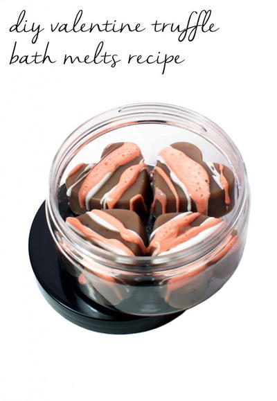 Valentine's Day Bath Truffles Recipe | DIYIdeaCenter.com