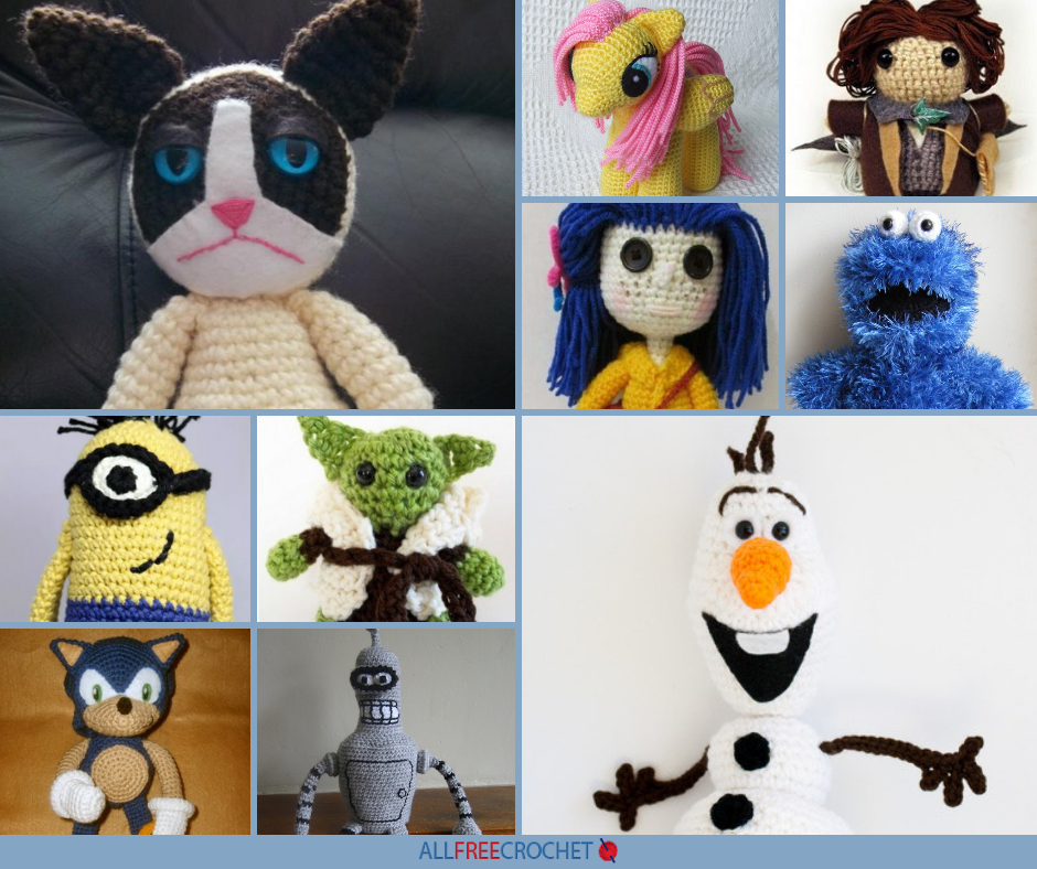 30 Crochet Character Patterns | AllFreeCrochet.com