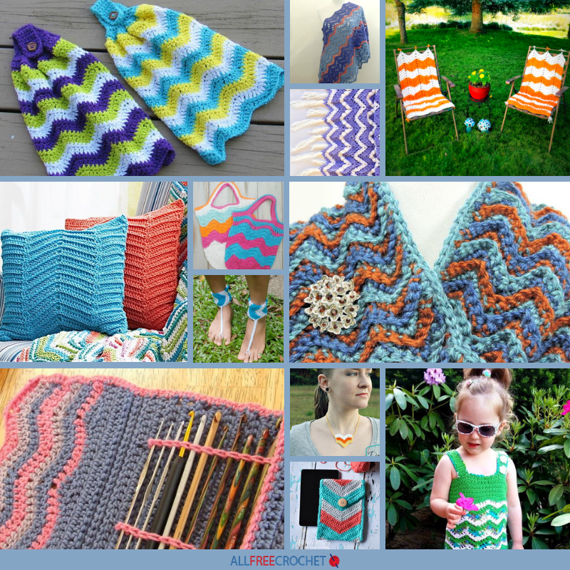 48 Crochet Chevron Patterns | AllFreeCrochet.com