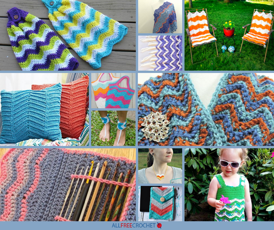 48 Crochet Chevron Patterns | AllFreeCrochet.com