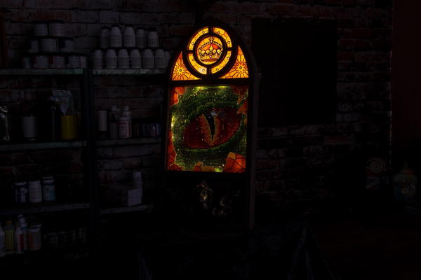 DIY: Dragon in the Window Featuring Diamond Art, Lights and "Stained ...