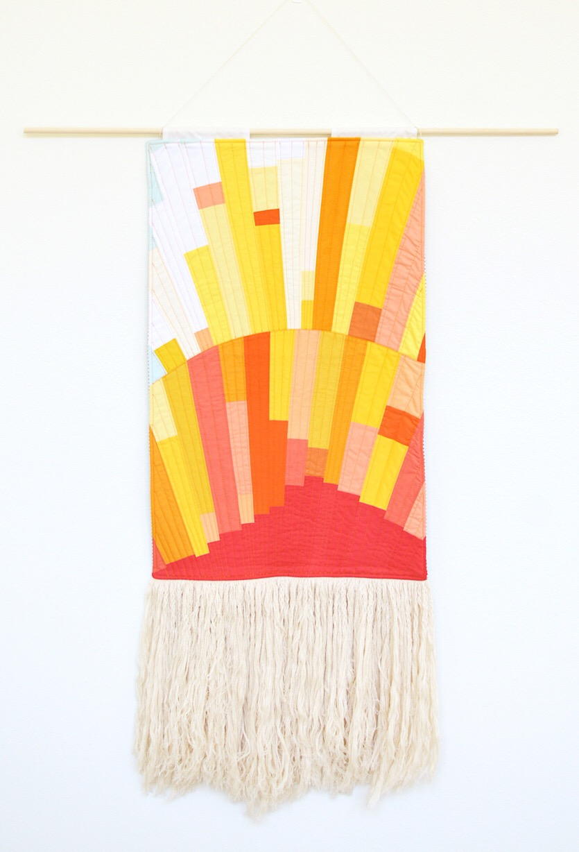 Bohemian Sunrise Quilted Tapestry | FaveQuilts.com