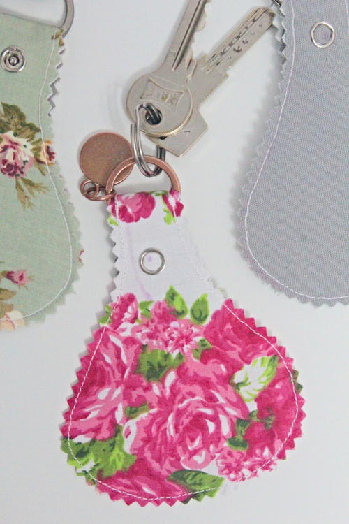 DIY Fabric Keychain | FaveCrafts.com
