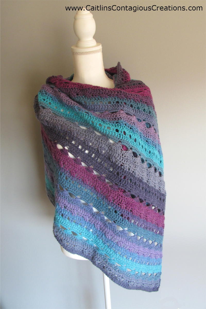 Greek Goddess Wrap Crochet Pattern | AllFreeCrochet.com