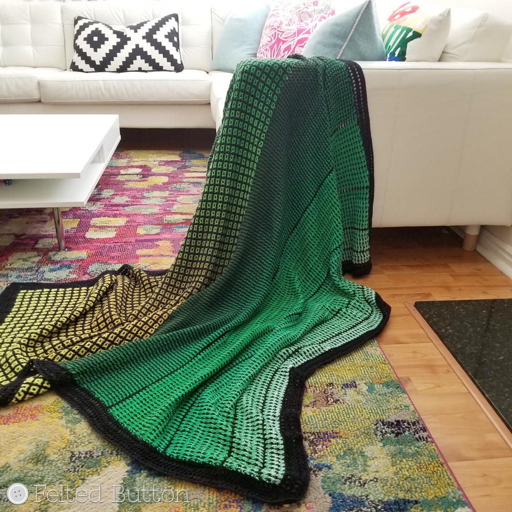 Window to the Whirl Blanket | AllFreeCrochetAfghanPatterns.com
