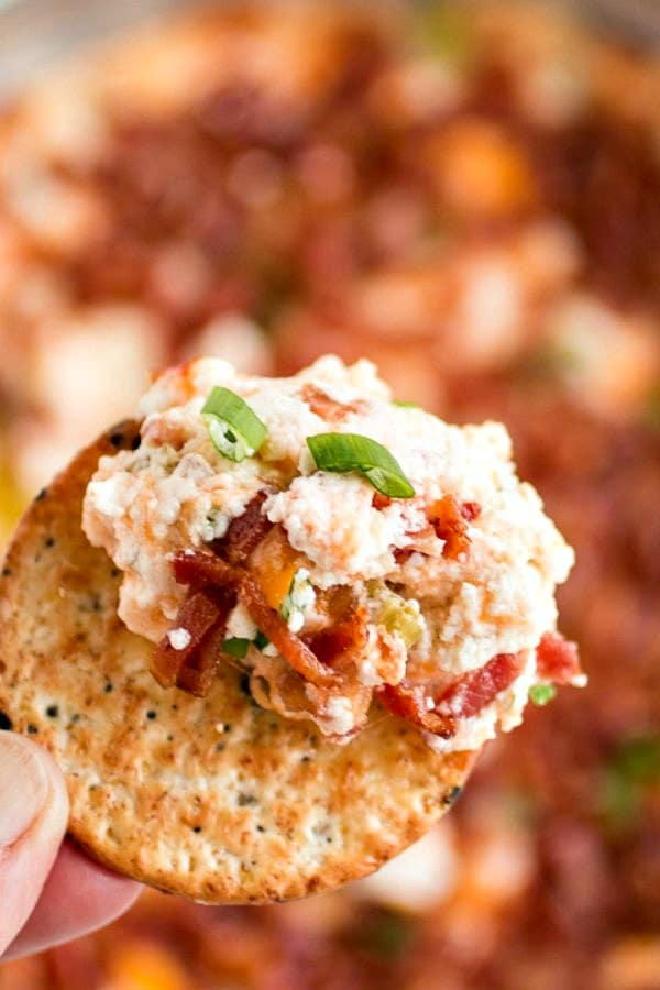 Bacon Cheddar Cream Cheese Dip | RecipeLion.com