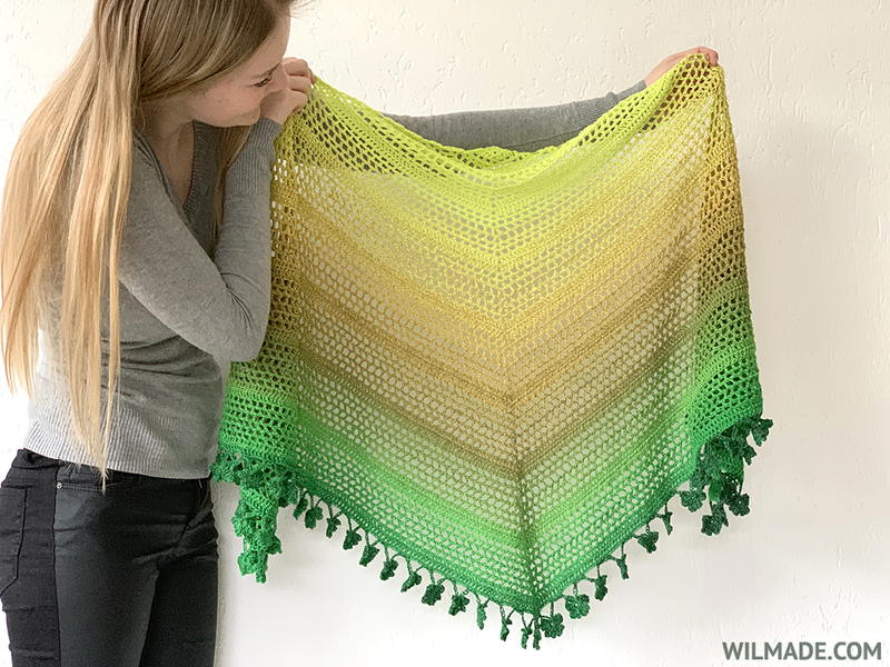 Connected Bows Shawl | AllFreeCrochet.com