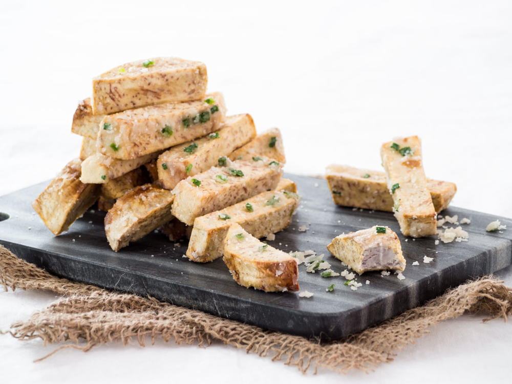 Fried Sugared Taro | RecipeLion.com