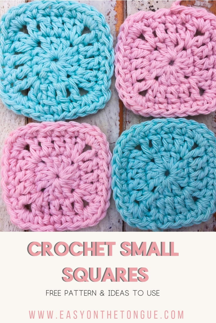Small Crochet Squares | AllFreeCrochetAfghanPatterns.com