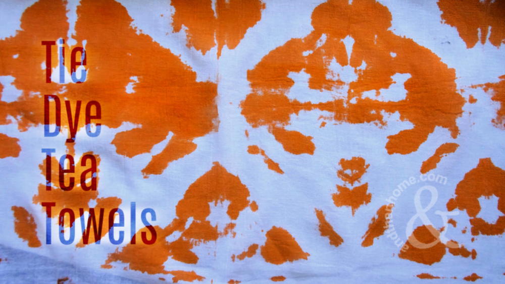 Retro and Trendy Tie-Dye Towels | FaveCrafts.com
