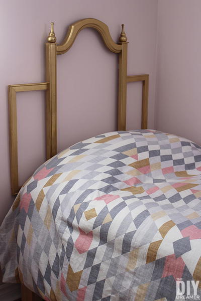 Unique Headboard Upcycle | DIYIdeaCenter.com